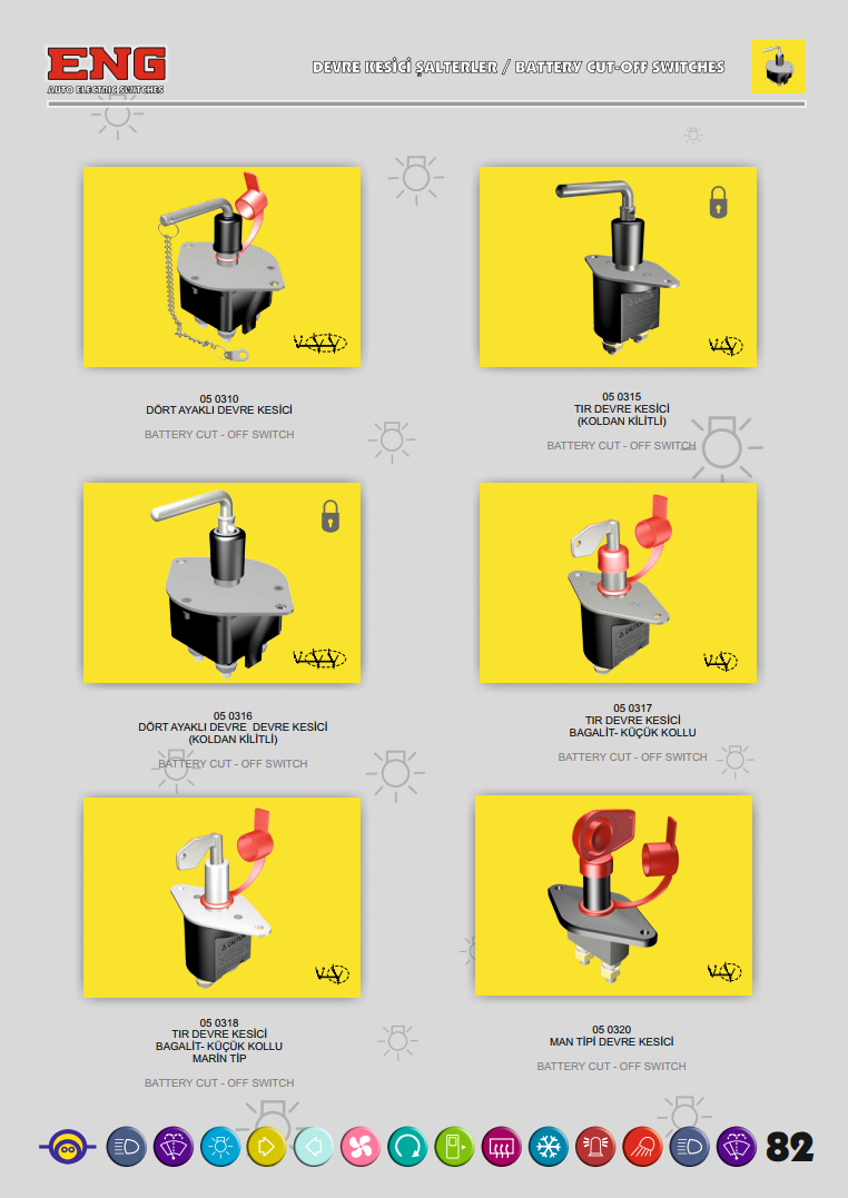 Battery Cut-Off Switches - ENG Auto Electric Switches
